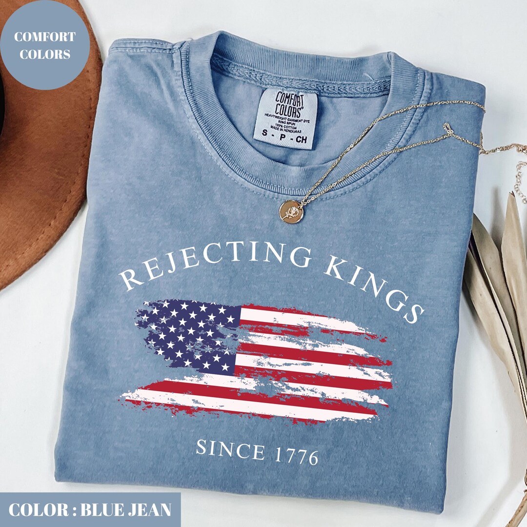 Rejecting Kings Comfort Colors Shirt: Anti-authoritarian Protest Tee - Etsy
