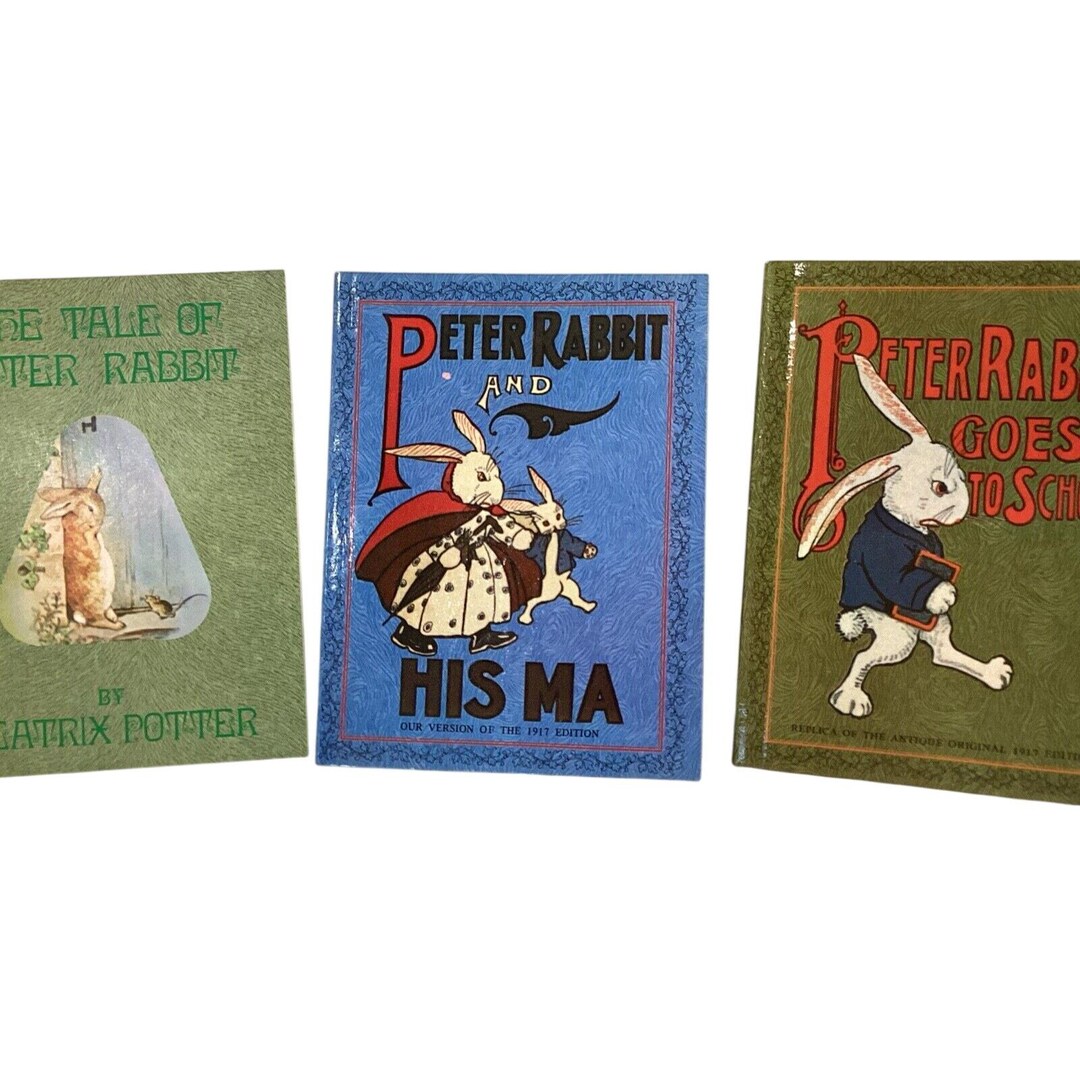 Peter Rabbit Three Book Set ( Paperback Merrimack 1972 ) No Writing ...