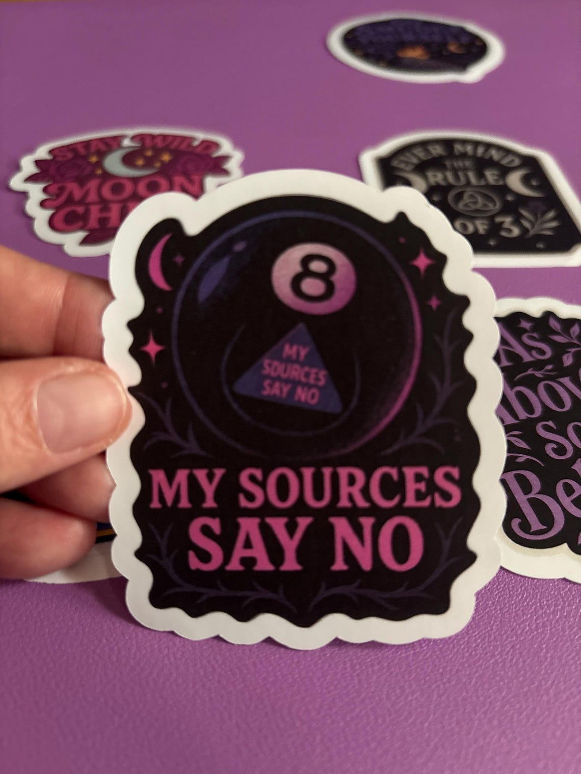 My Sources Say No Sticker Funny Sarcastic Vinyl Decal - Etsy