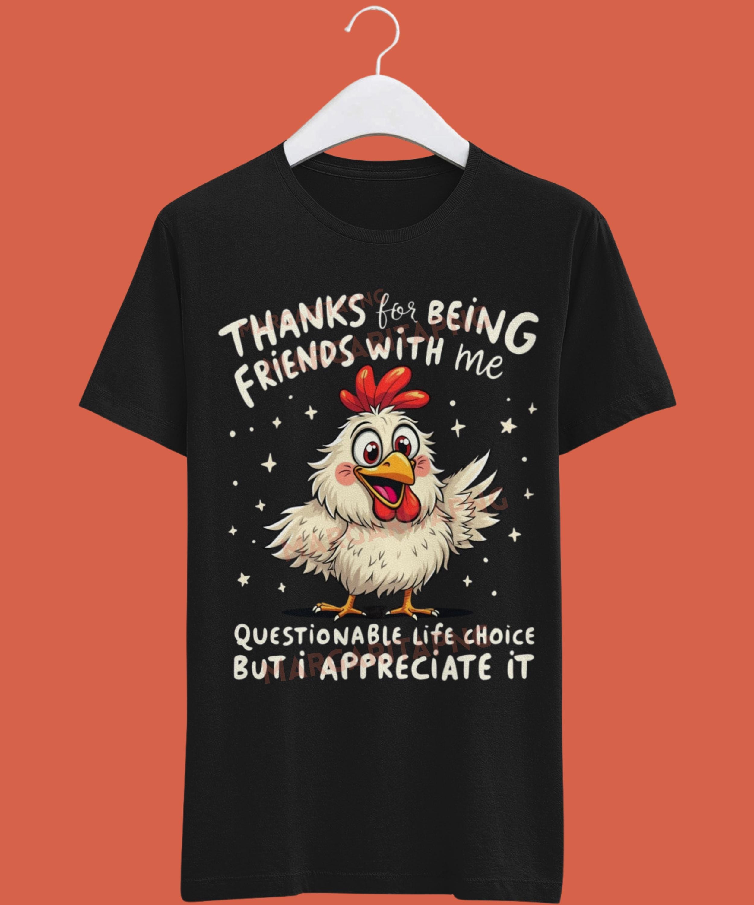 Funny Chicken Friendship Shirt, Questionable Life Choice Tee (SVG PNG ...