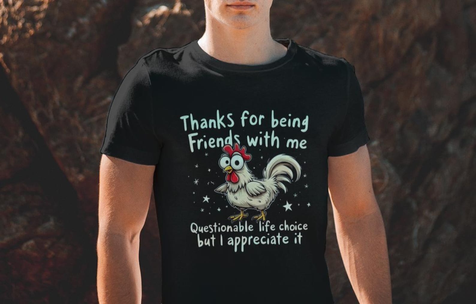 Funny Friendship Shirt,thanks for Being Friends With Me Questionable ...