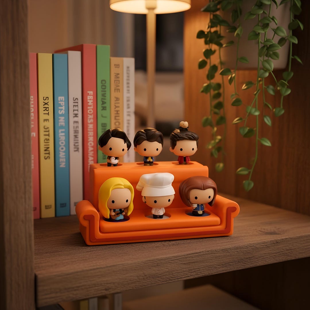 Friends Couch Display Stand for Mcdonald’s Figures Collectibles Couch ...