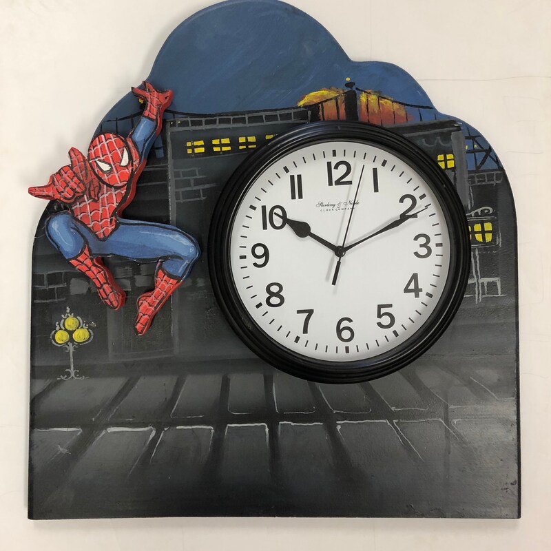 Spiderman Clocks - Etsy