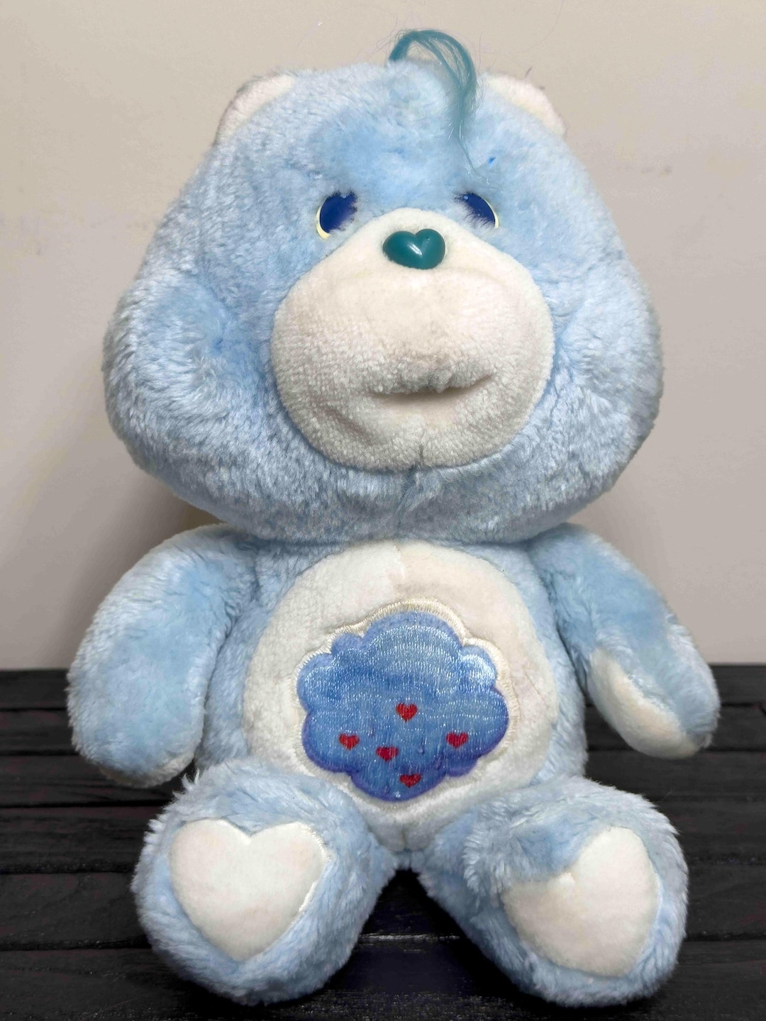 Vintage Kenner 1983 Grumpy Bear 13 Inch Plush | Cloud and Hearts Belly ...