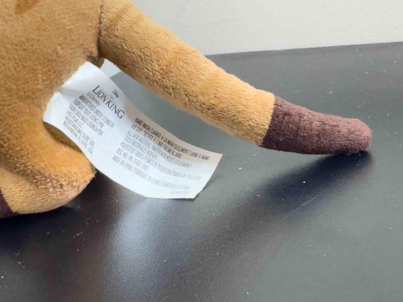 Vintage Disney Timon Plush – the Lion King – Classic Disney Stuffed ...