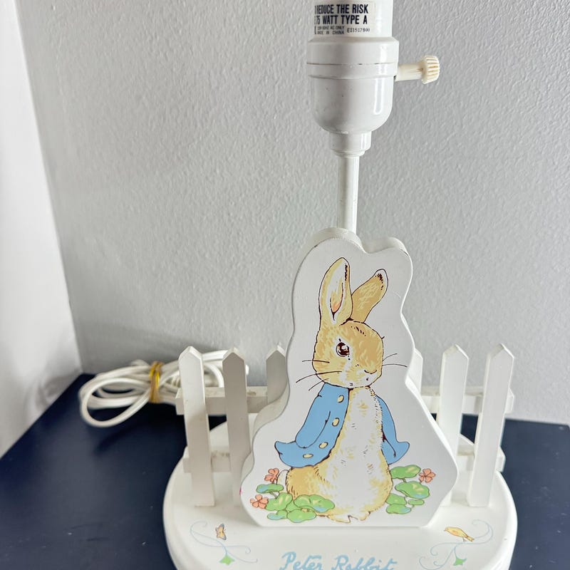 Peter Rabbit Lamp - Etsy