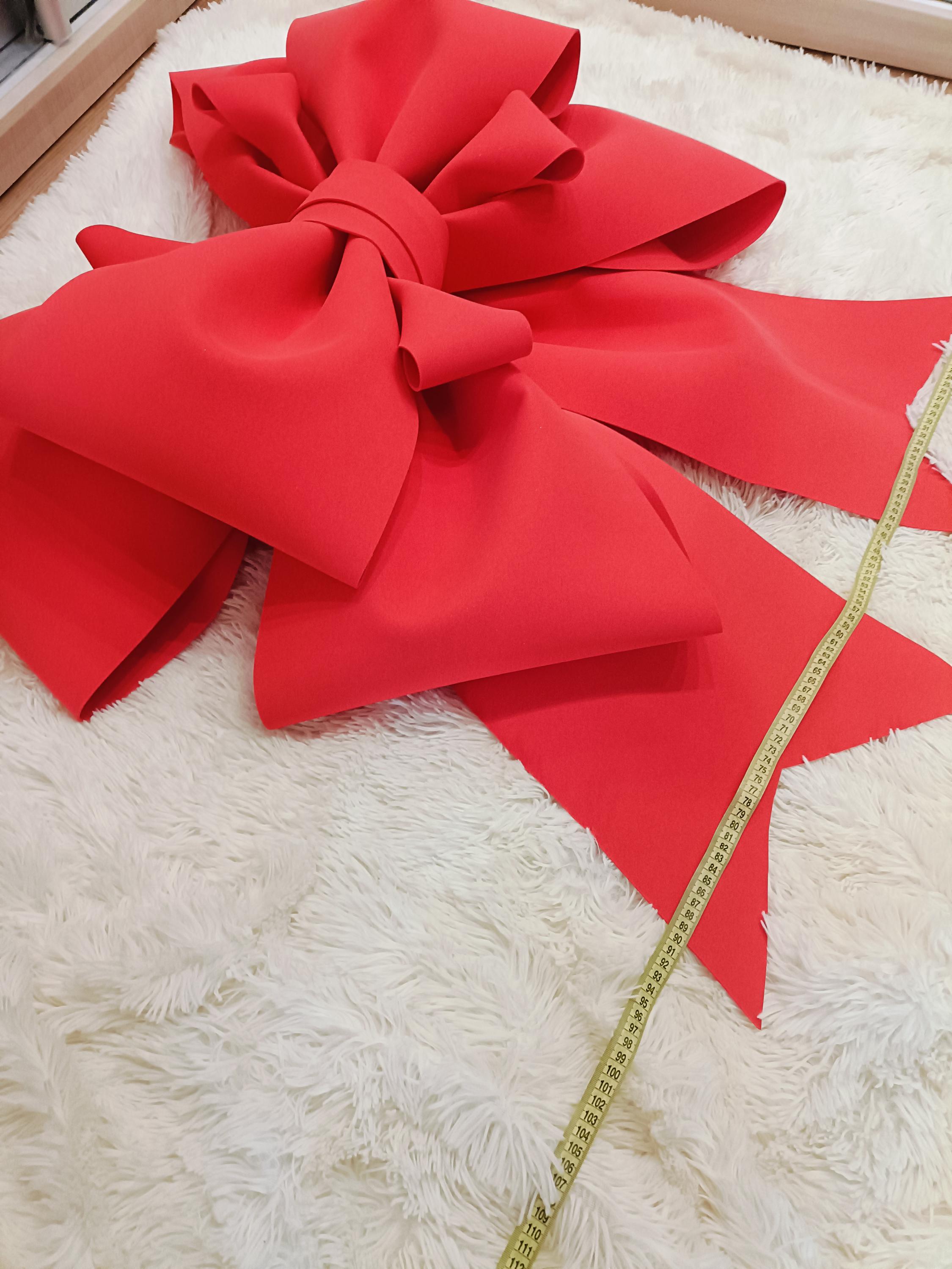 Giant Red Waterproof Bow - Holiday Door & Car Decoration (100cm) - Etsy
