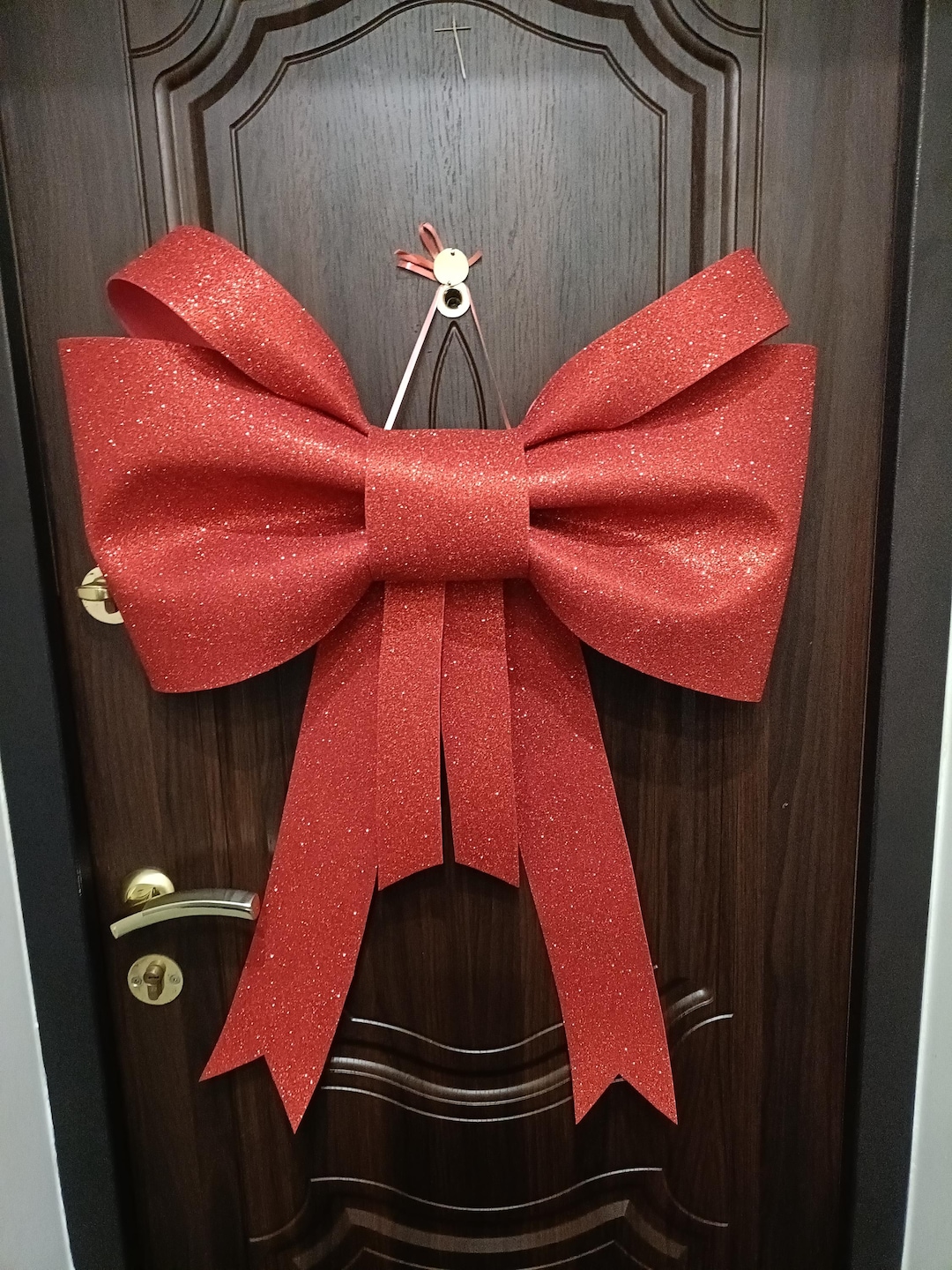 Giant Red Waterproof Bow: Holiday Car and Door Decoration (60cm) - Etsy
