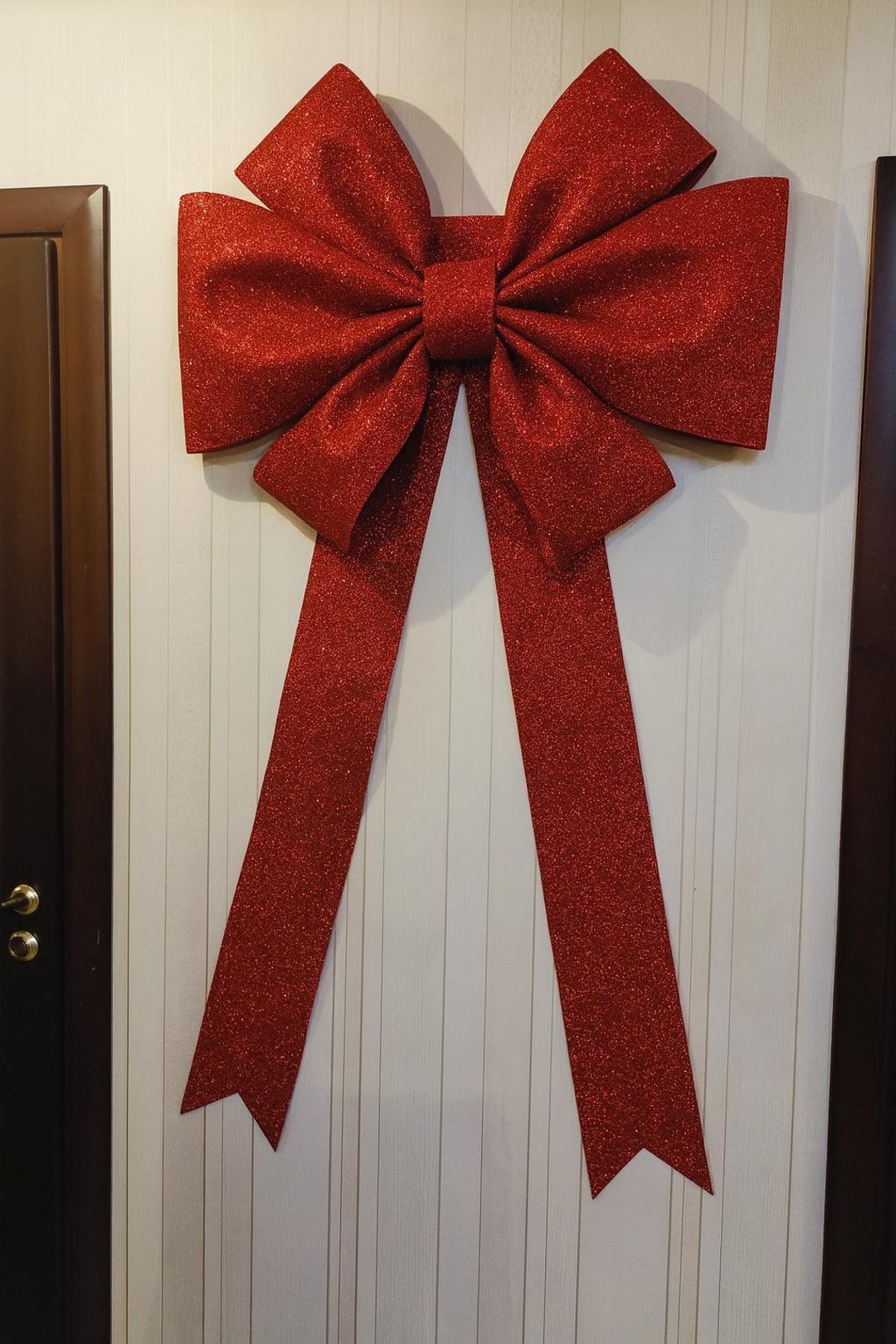 Giant Red Waterproof Bow: Holiday Car and Door Decoration (70cm) - Etsy