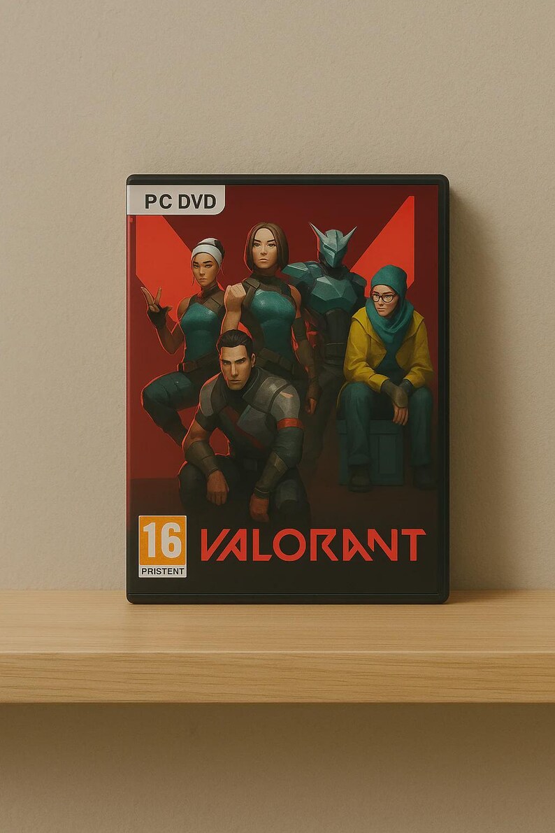 Valorant Display Game DVD (empty Disc) | Tactical FPS Collector Set ...