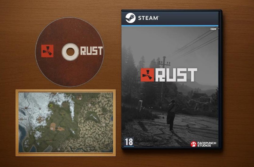Rust Limited Collector’s Tribute Set | PC Case, Lore Pack, Dummy Disc ...