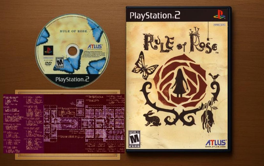 Rule of Rose Limited Collector’s Tribute Set | PS2 Case, Lore Pack ...