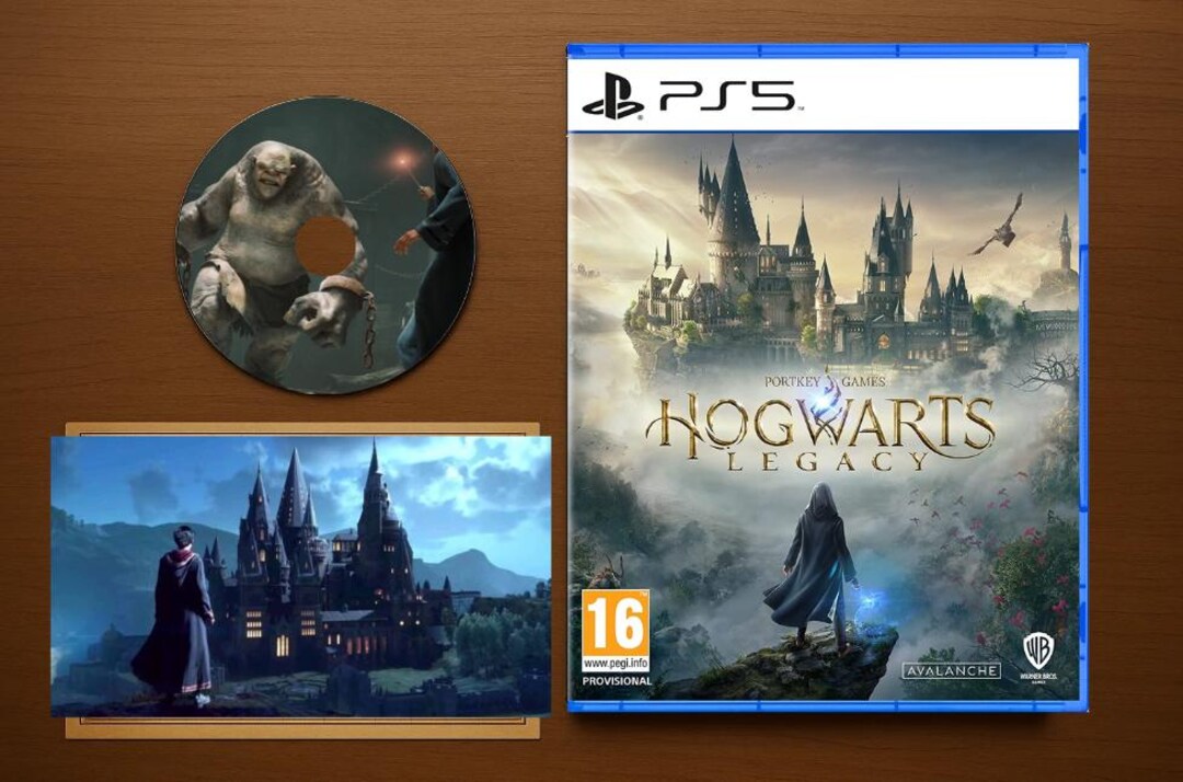 Hogwarts Legacy Tribute Set | Custom PS5 Magic RPG Case + Dummy Disc ...