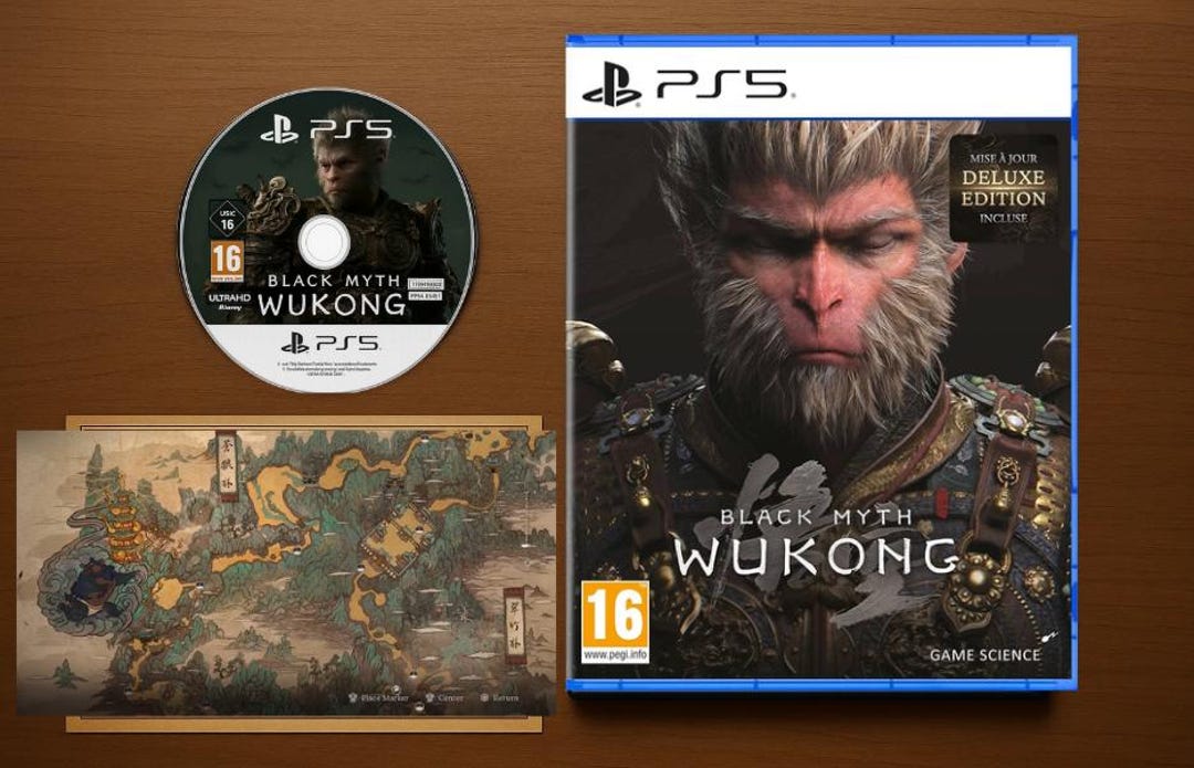 Black Myth: Wukong Tribute Set | Custom Soulslike RPG Case + Dummy Disc ...