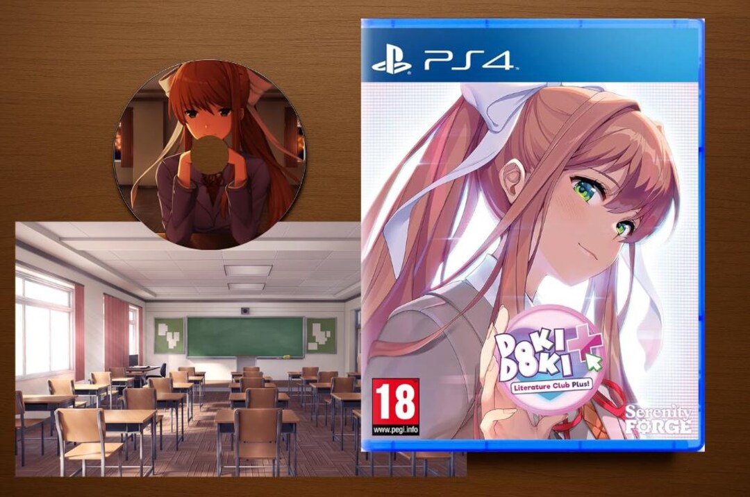 Doki Doki Literature Club Tribute Set | Custom PS4 Case + Dummy Disc ...