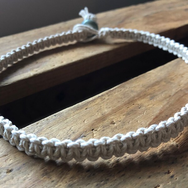 Hemp Choker Necklace - Etsy