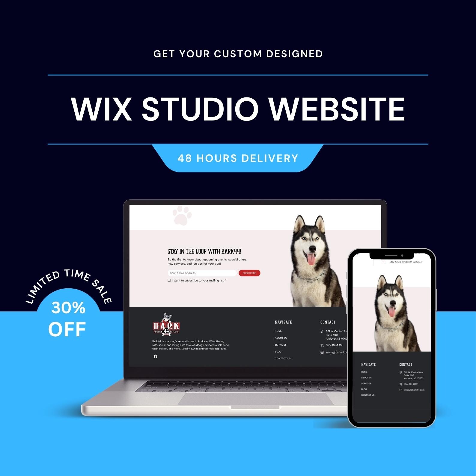 Premium Wix Studio Website Design Service, Personalized Wix Business ...