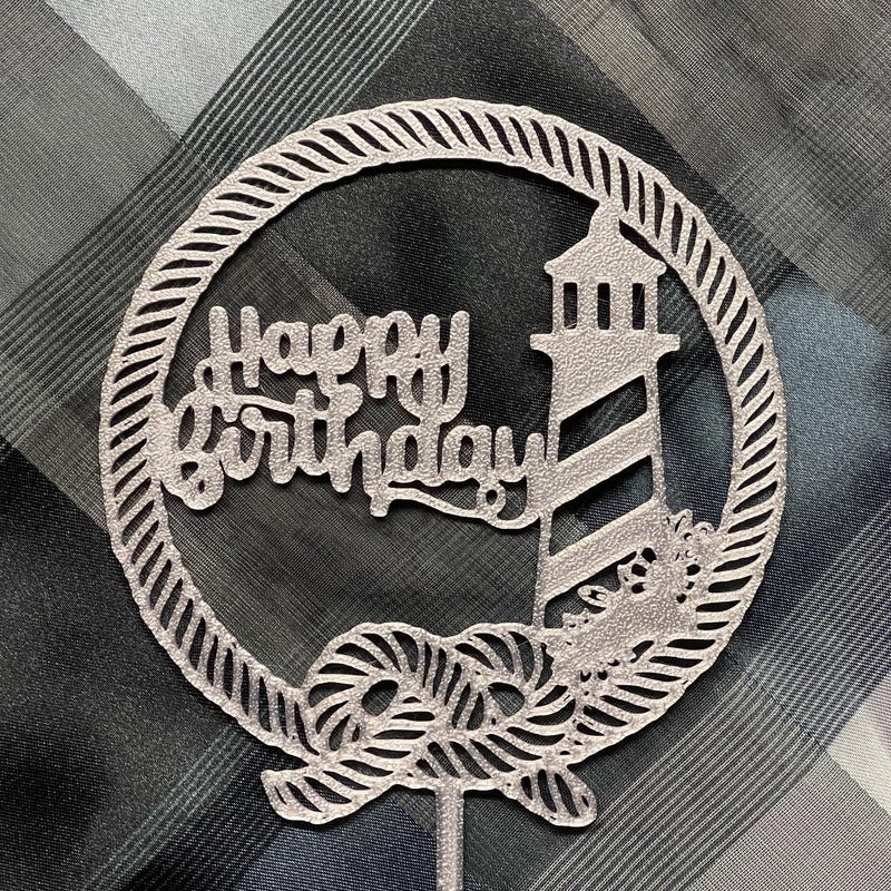 Lighthouse Cake Topper - Etsy