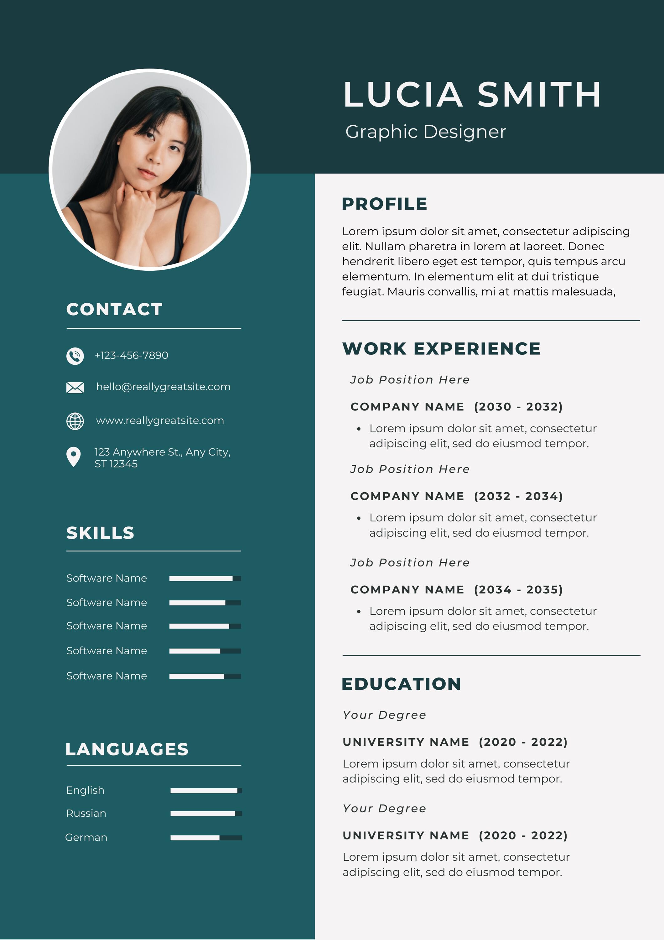 Best Modern Resume Templates Pack . - Etsy