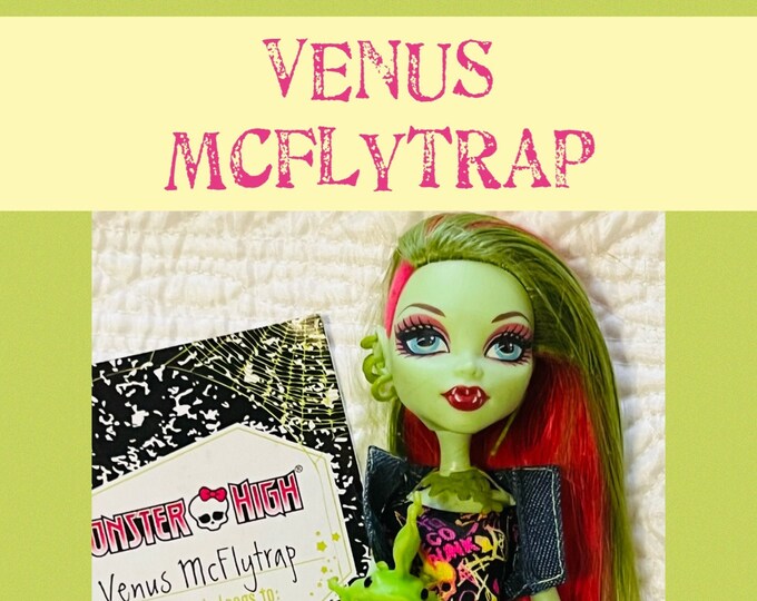 Dressed Venus Mcflytrap MH Monster High Dolls for OOAK Doll Making ...