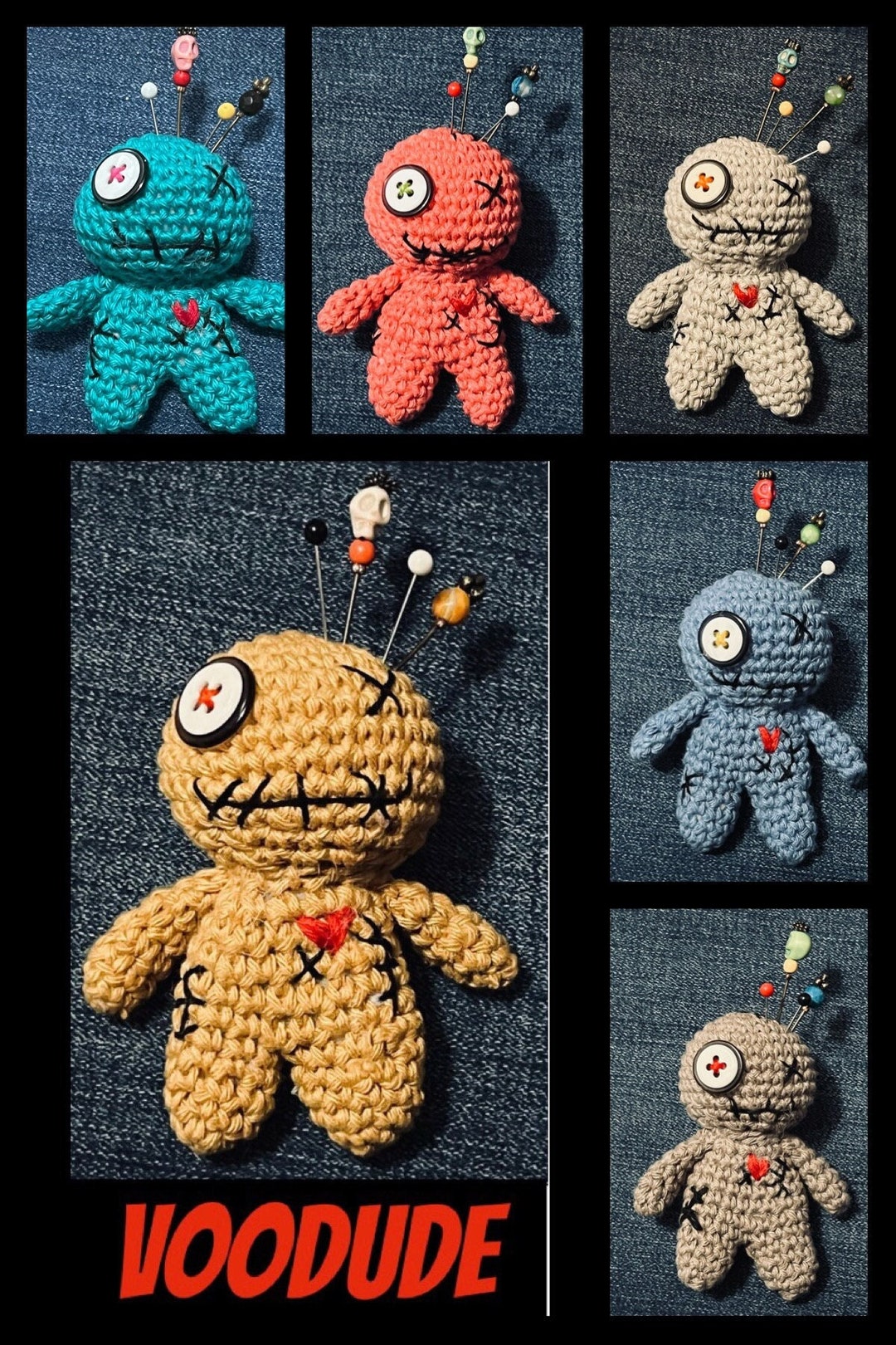 Made to Order Voodude Pocket Voodoo Doll Mini Voodoo Doll - Etsy