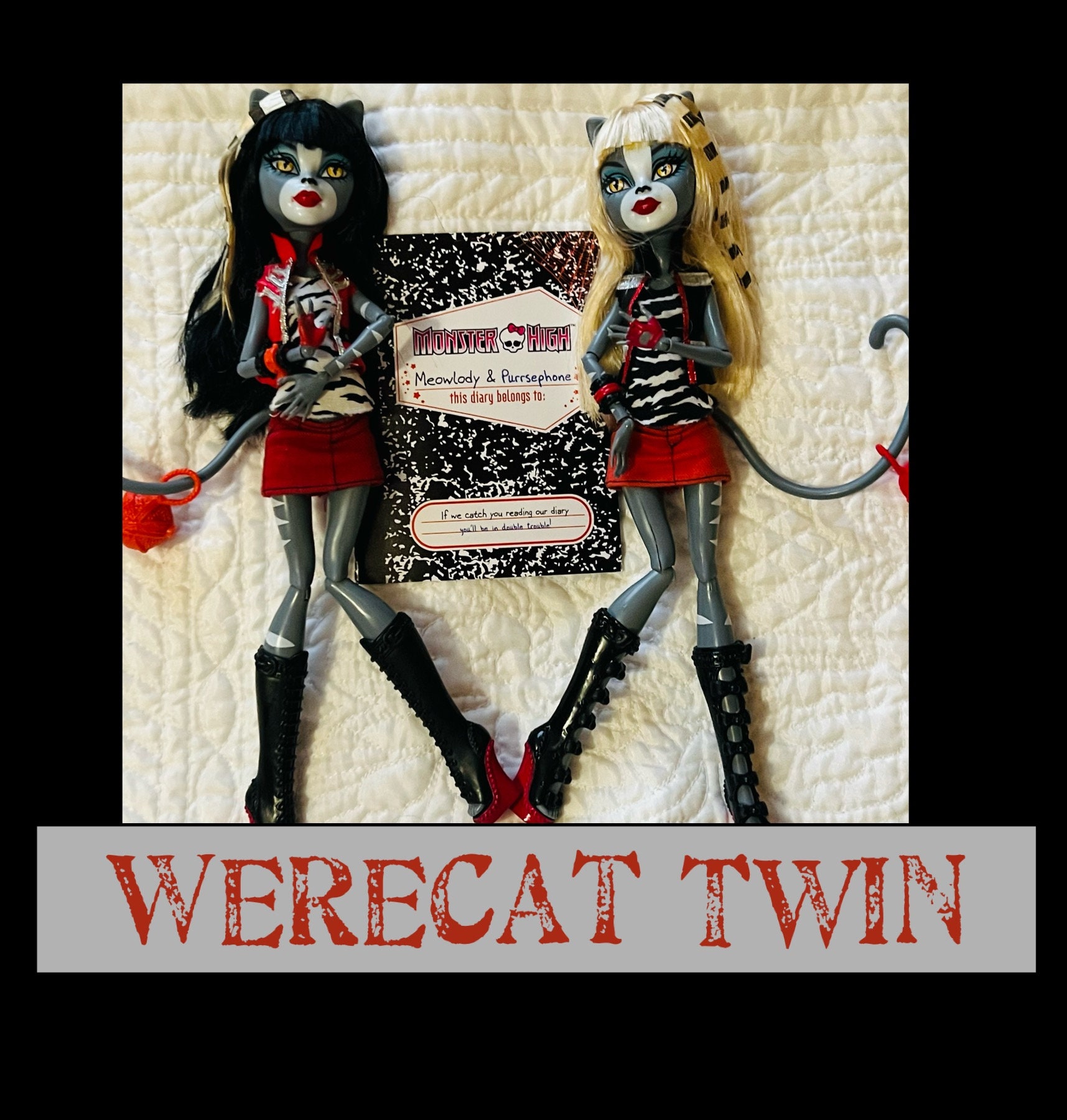 Monster High Dolls Meowlody And Purrsephone