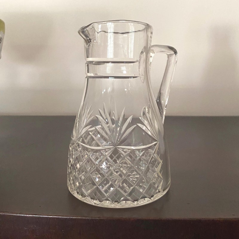 Small Glass Pitcher - Etsy