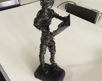 Metal wire art | Etsy