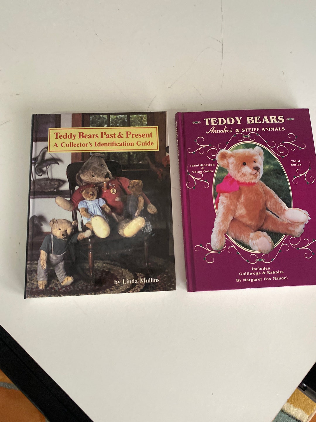 Teddy Bears TWO BOOKS Hardcover Past and Present Teddy Bears Annalees ...