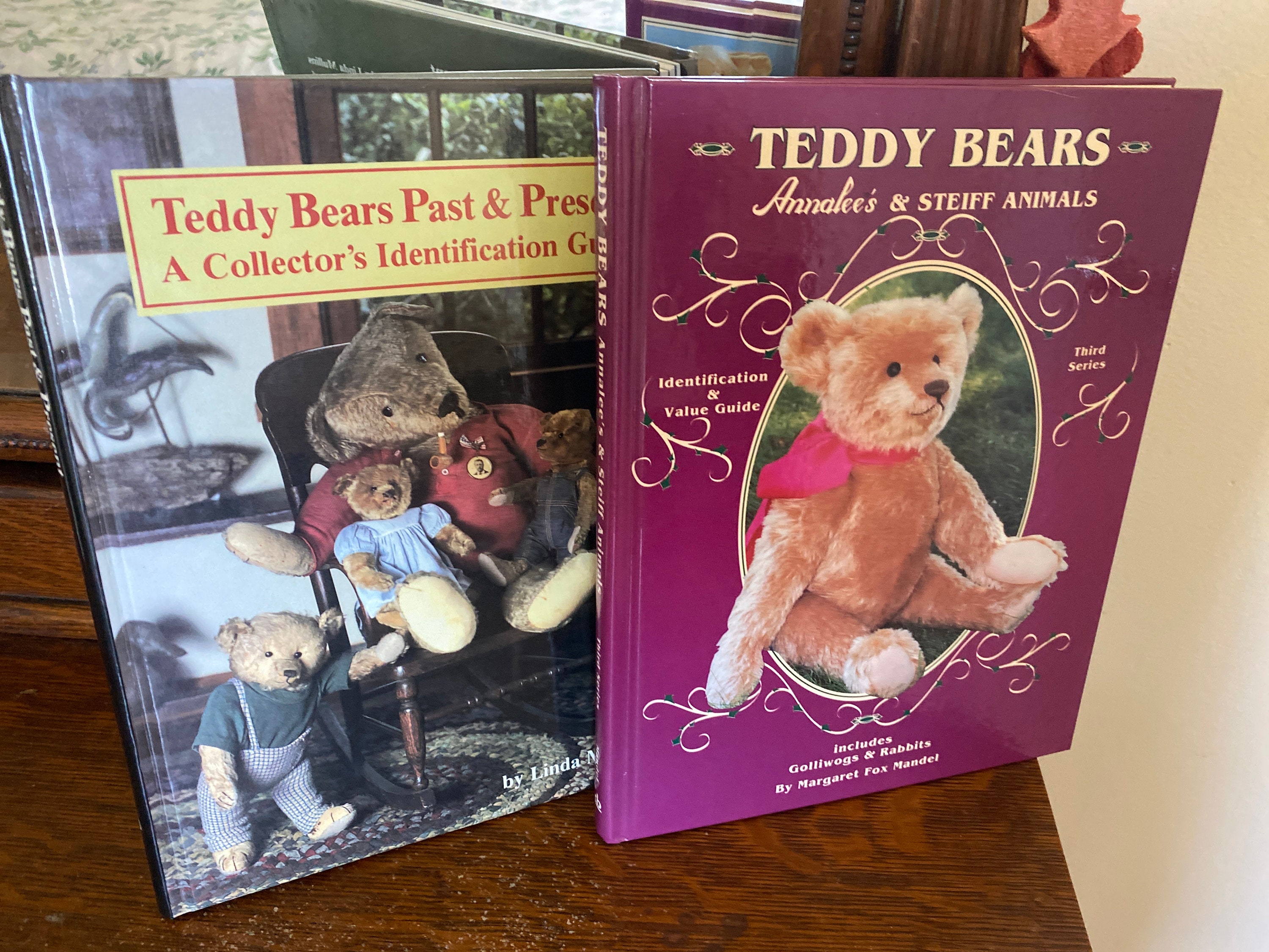 Teddy Bears TWO BOOKS Hardcover Past and Present Teddy Bears Annalees ...