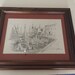 Jas F Murray Pencil Etching Wooden Frame/james Francis Murray New ...