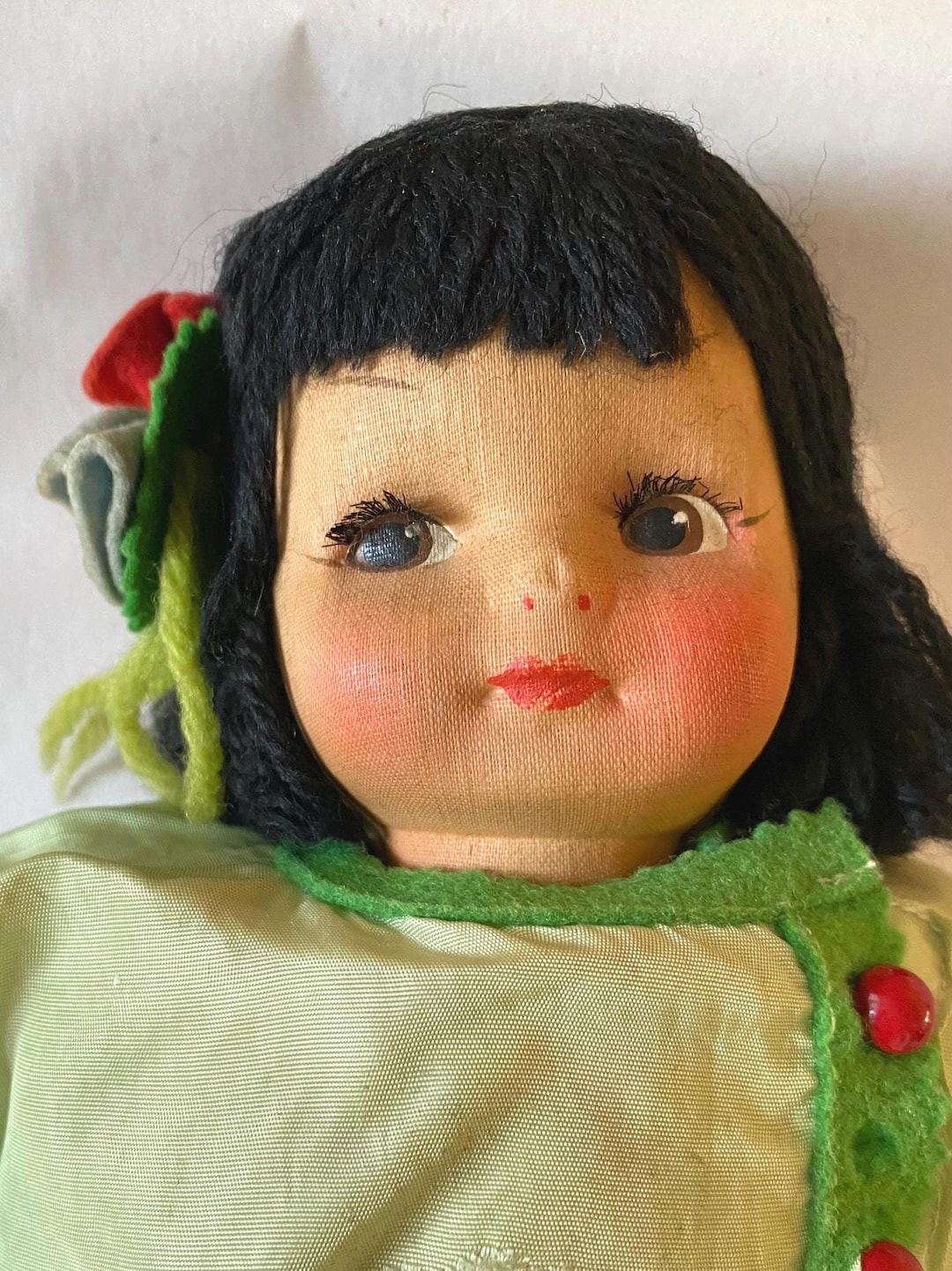 Georgene Novelities/ JUST Reduced/cloth Asian Doll/ Georgene Averill ...