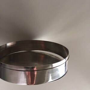 Siam Sterling Silver Container/ Mirrored Container Niello Siam Compact ...