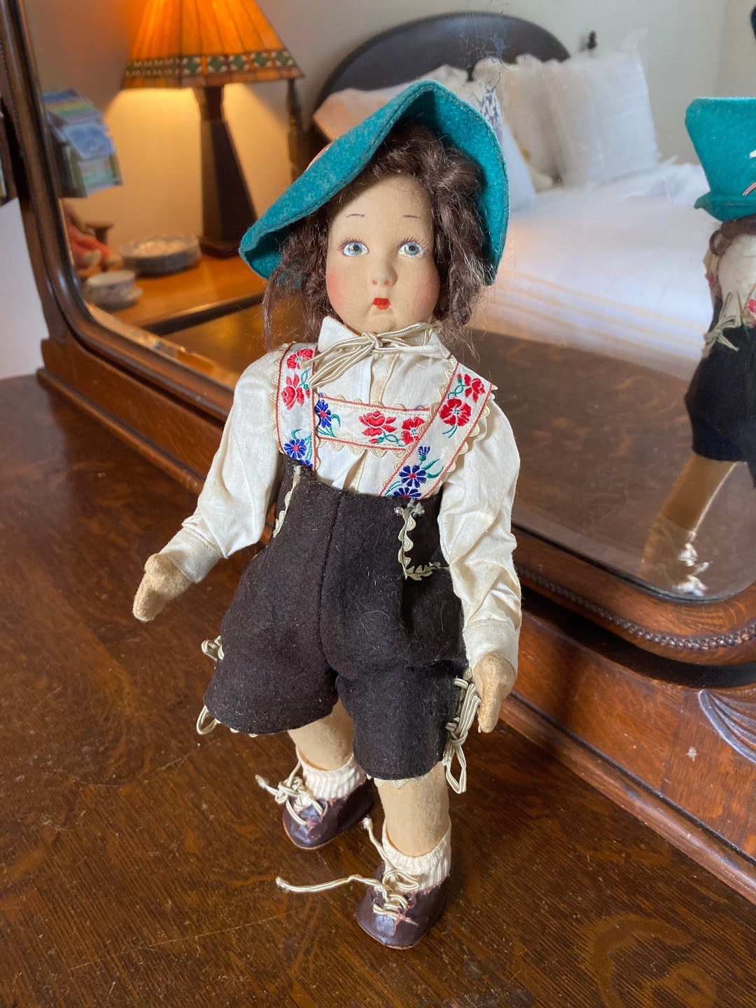 Lenci Doll/free SHIPPING /felt Doll/ Rag Doll/ Cloth Doll/ Torino ...