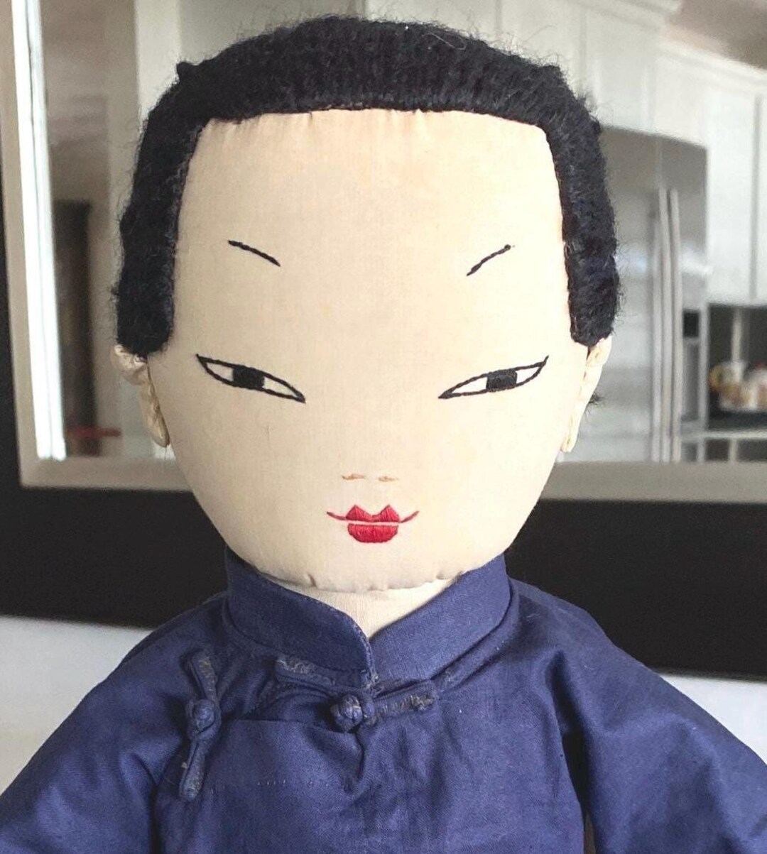 Ada Lum Cloth Doll/vintage Cloth Asian Ada Lum Doll/old Cloth Asian ...
