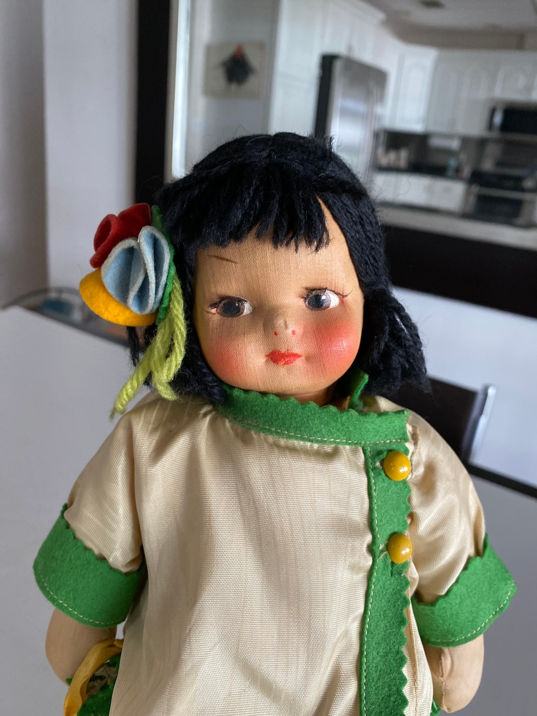 Georgene Novelities Cloth Asian Doll/ Georgene Averill/mask Face Doll ...