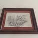 Jas F Murray Pencil Etching Wooden Frame/james Francis Murray New ...