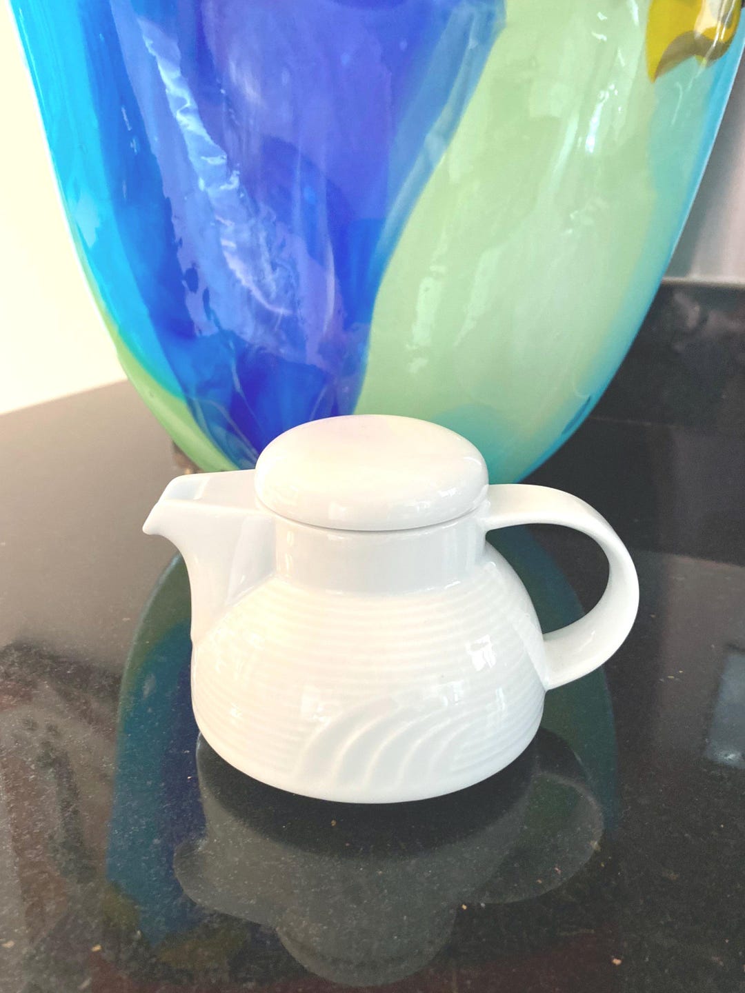 Modernist White Teapot Germany Bavaria White Porcelain Small Tea Pot ...