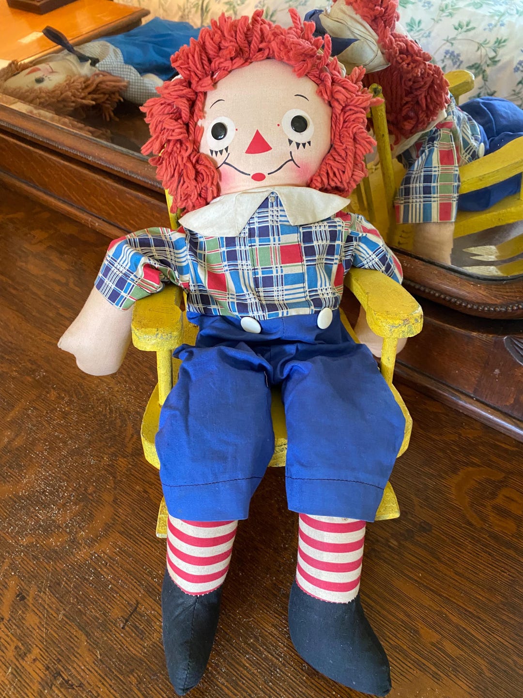 Raggedy Andy Doll, Georgene Novelities, RARE Myrtle Silsby Johnny ...