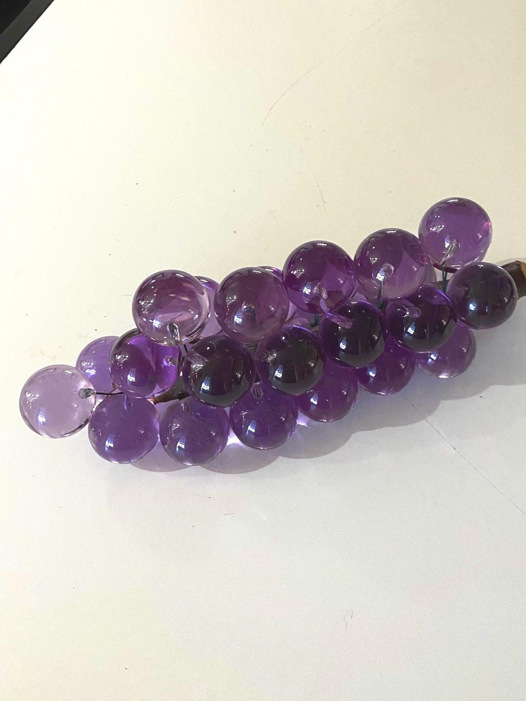 Lucite Grapes JUST REDUCED / LARGE 26 Acrylic Grapes/ Resin Grape ...