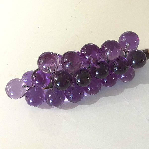 Lucite Grapes - Etsy