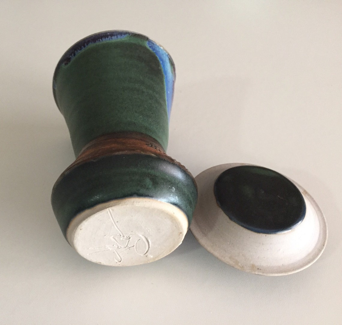 Studio Pottery Jar With Lid/stoneware Jar/ Lidded Container/ | Etsy