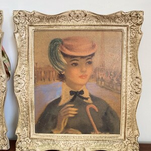 Vintage Hudah Prints 1950s / LARGE Cherry Jeffe Huldah/ Mid Century ...