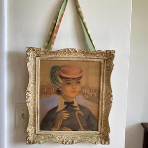 Vintage Hudah Prints 1950s / LARGE Cherry Jeffe Huldah/ Mid Century ...