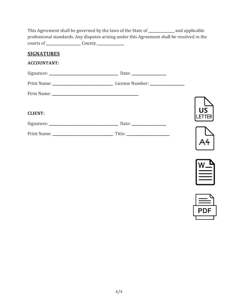 Accounting Services Contract Template | Bookkeeping Agreement Sample ...