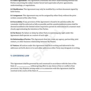 Non Disclosure Agreement Template - Etsy