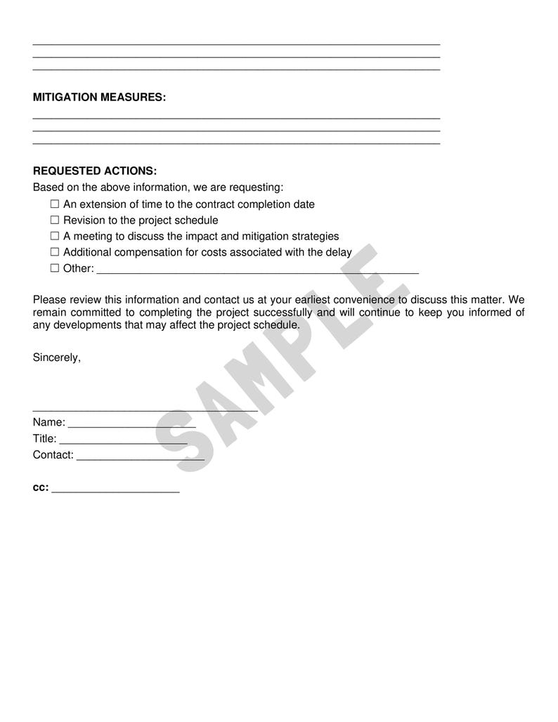 Big 17 Construction Contract Template Package - Delay Letter, Invoice ...