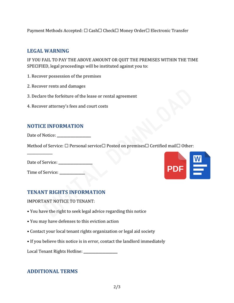 Tenant Eviction Notice Template. Lease Violation Letter. Remove ...