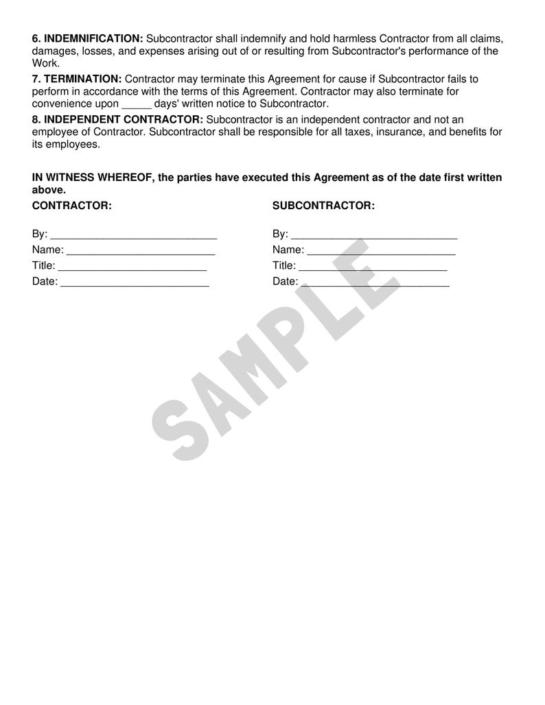 Big 17 Construction Contract Template Package - Delay Letter, Invoice ...