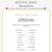Revival Week Program Template - Spiritual Renewal Sample | Church ...